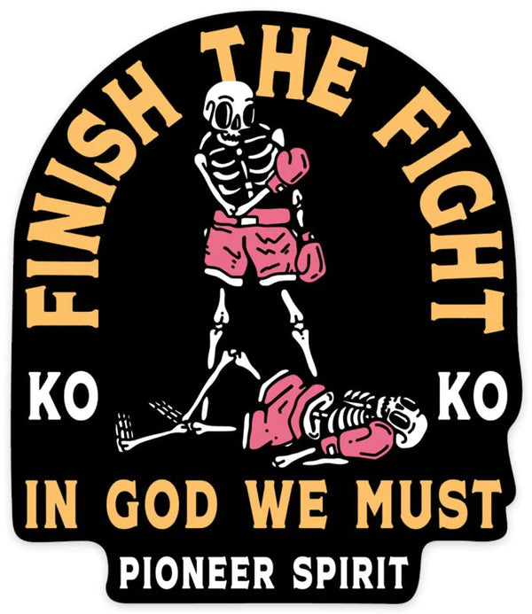 Finish The Fight Logo Bible Verse Fight A Good Fight 2 Timothy 4:7"