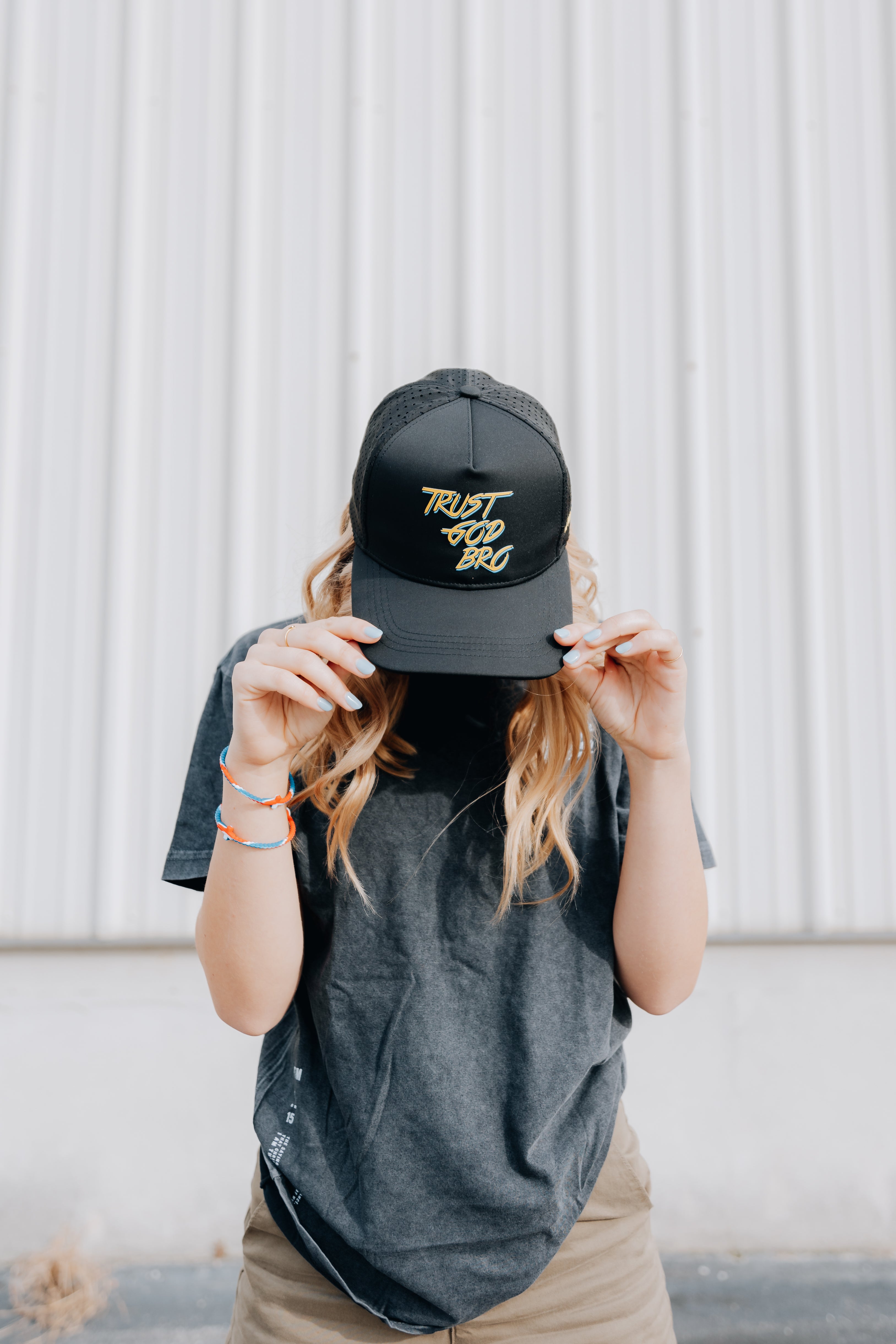 Flat Brim Snapback Hat- Finish The Fight Design – In God We Must