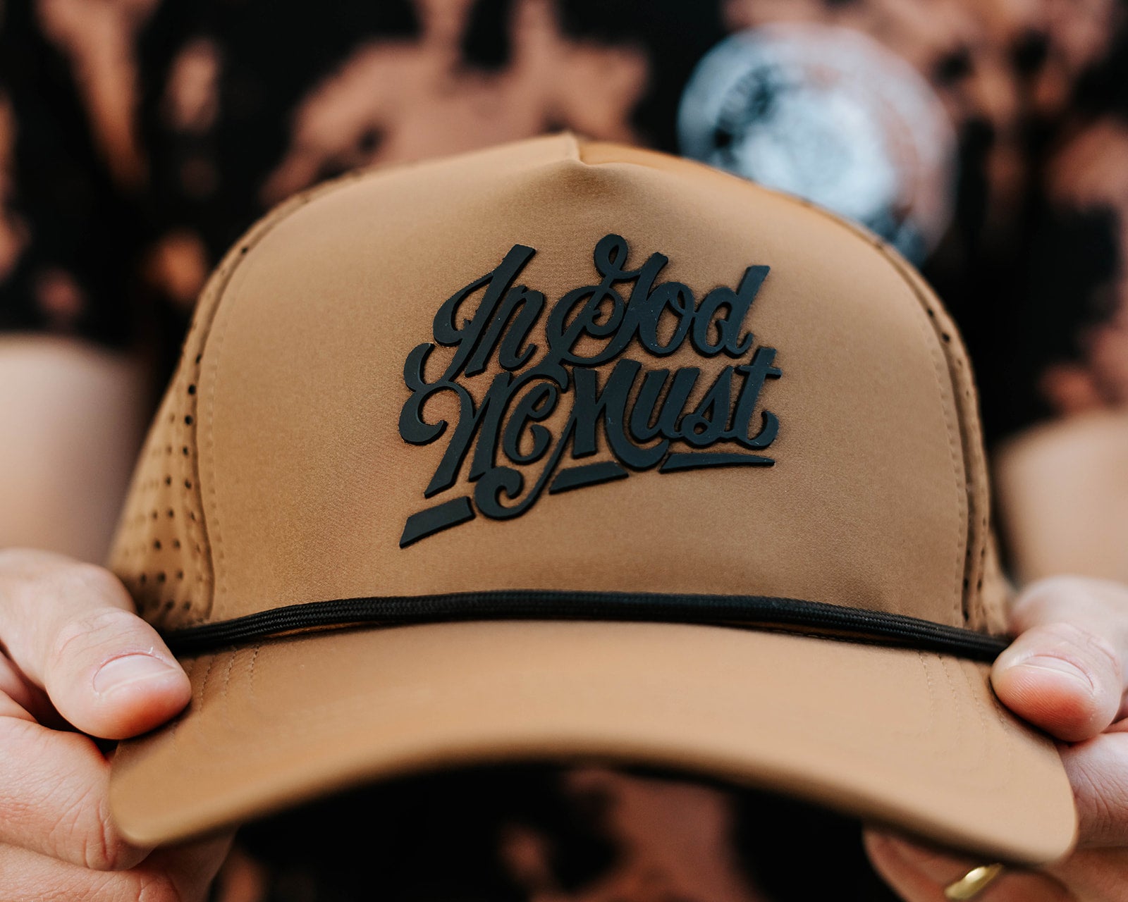 Flat Brim Snapback Hat- Finish The Fight Design – In God We Must