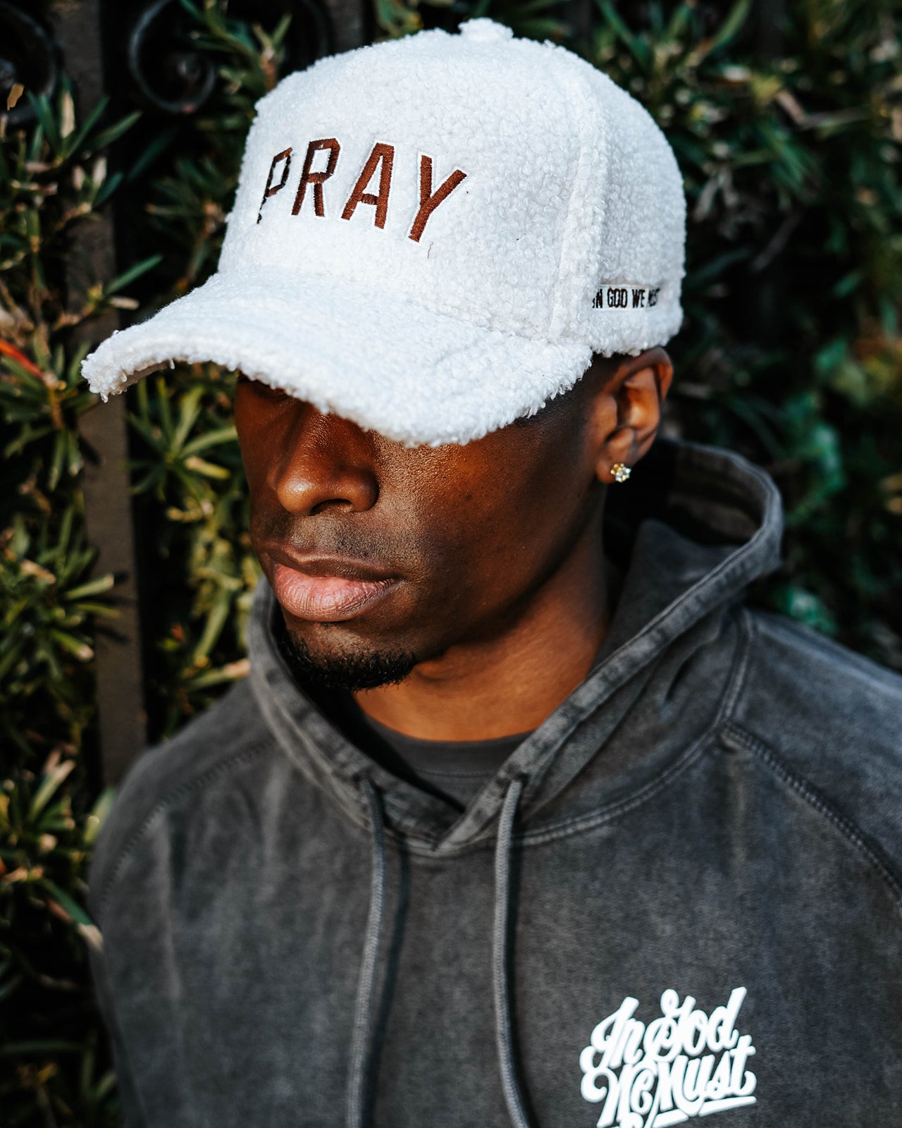 Flat Brim Snapback Hat- Finish The Fight Design – In God We Must
