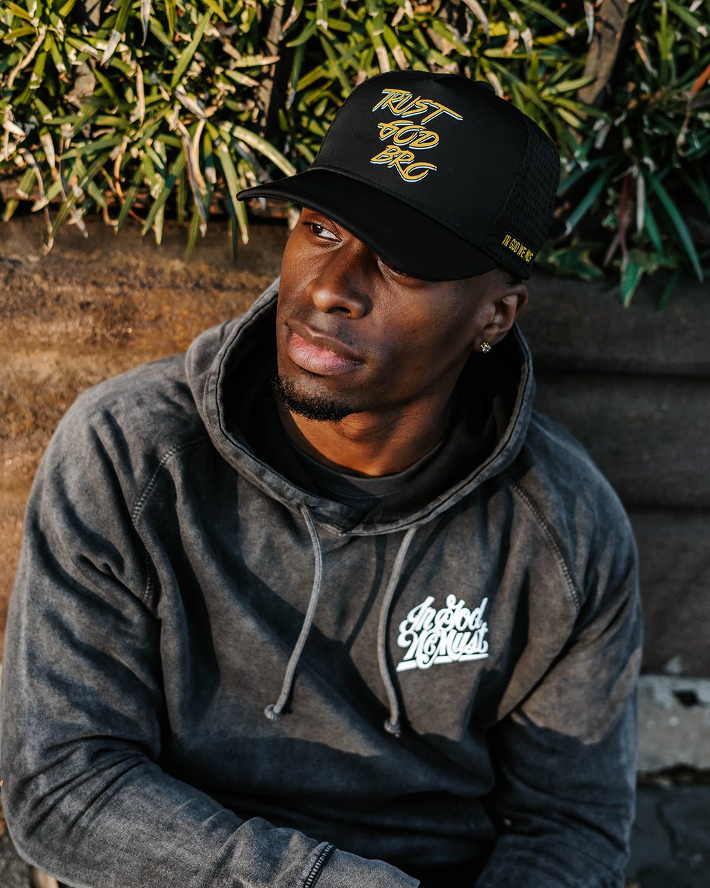 Flat Brim Snapback Hat- Finish The Fight Design – In God We Must