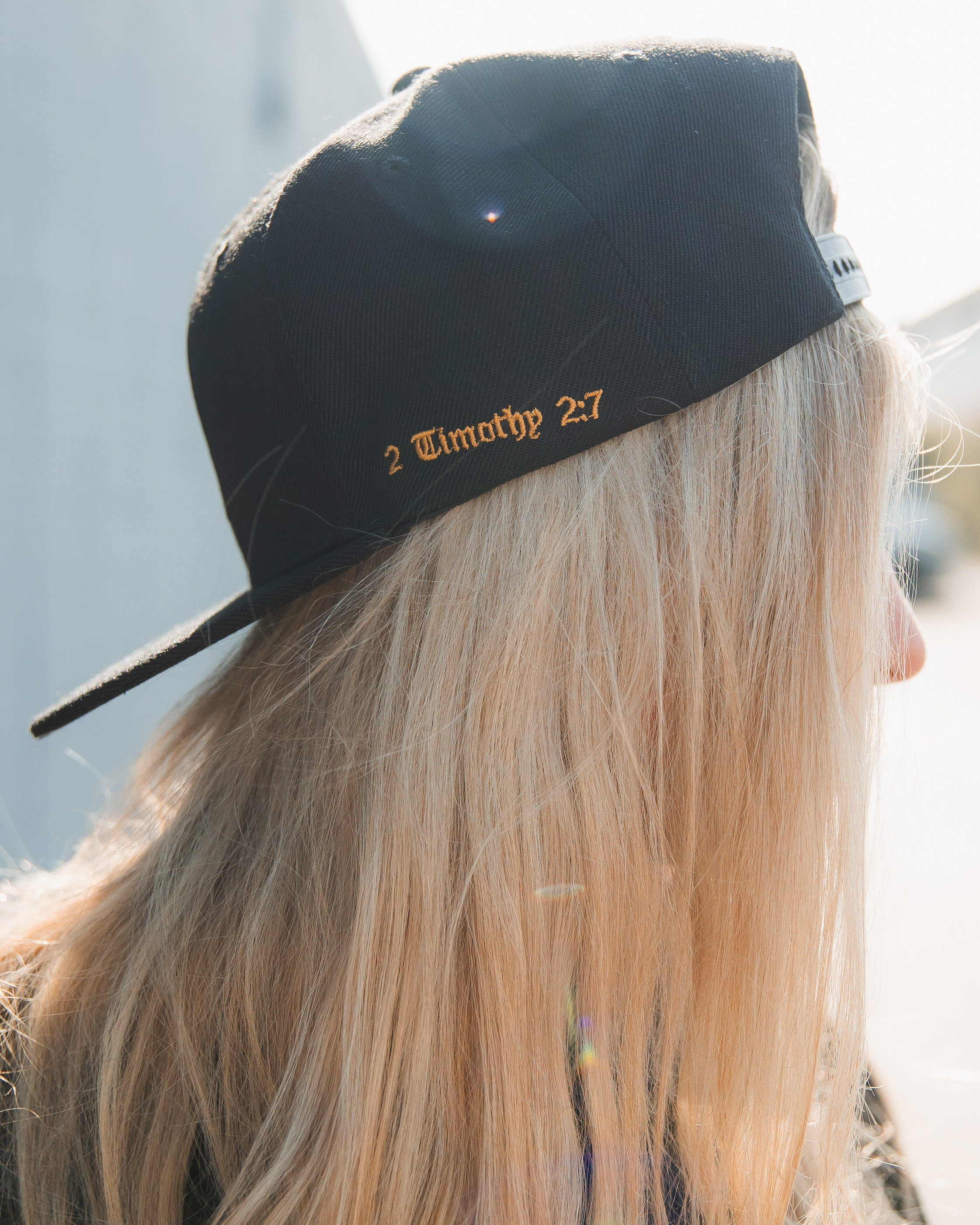 Flat Brim Snapback Hat- Finish The Fight Design – In God We Must